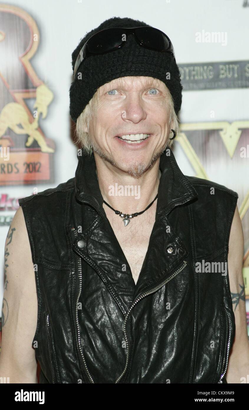 26th Aug 2012. Michael Schenker at arrivals for The 3rd Annaul Vegas ...