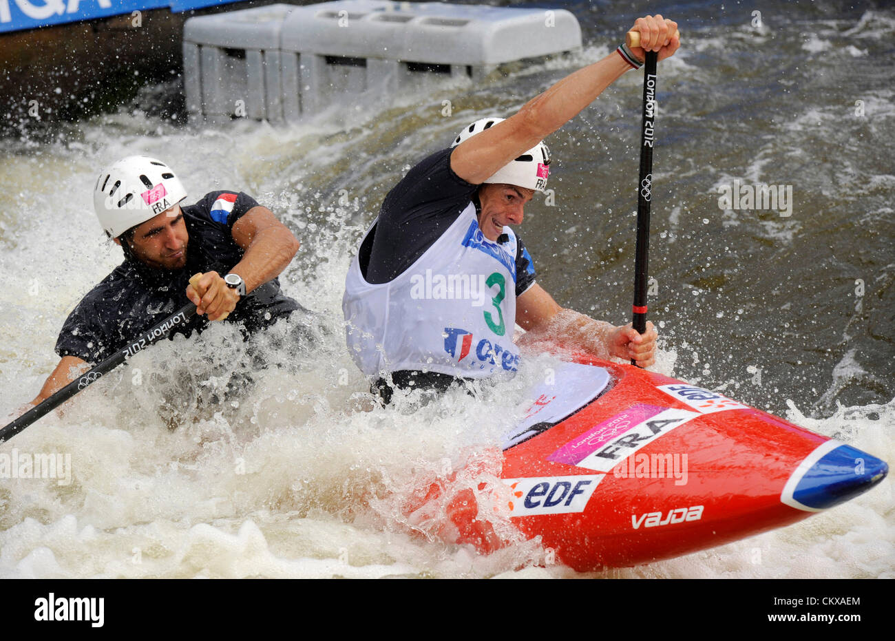 26 Aug 2012. Gauthier Klauss and Matthieu Peche from France, Canoe ...