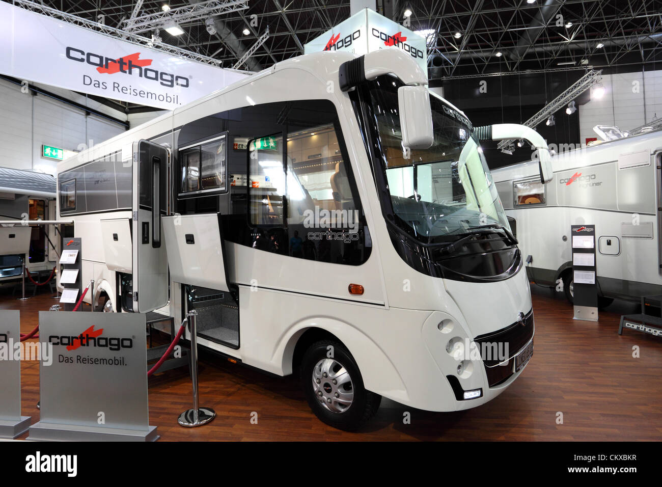 DUESSELDORF - AUGUST 27: Carthago recreational vehicle at the Caravan ...
