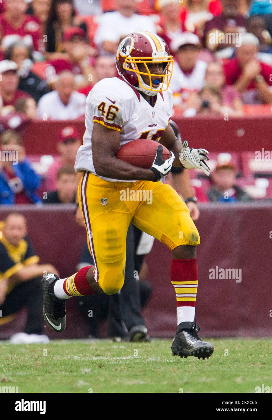 Redskins RB Alfred Morris (46) in action during the Indianapolis Colts ...