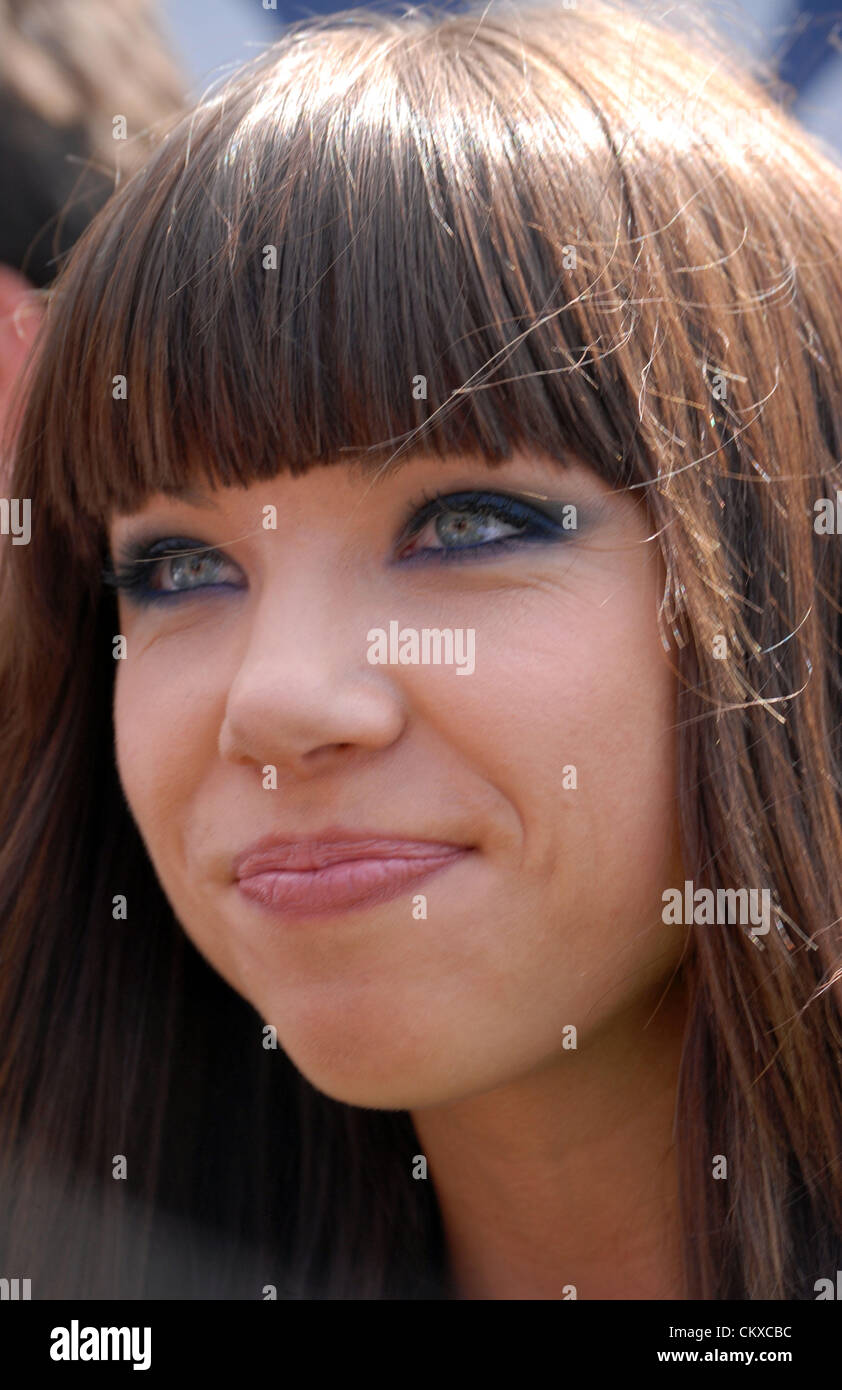 Aug 25,2012-New York New York USA CARLEY RAE JESPEN at the 2012 Arthur ...