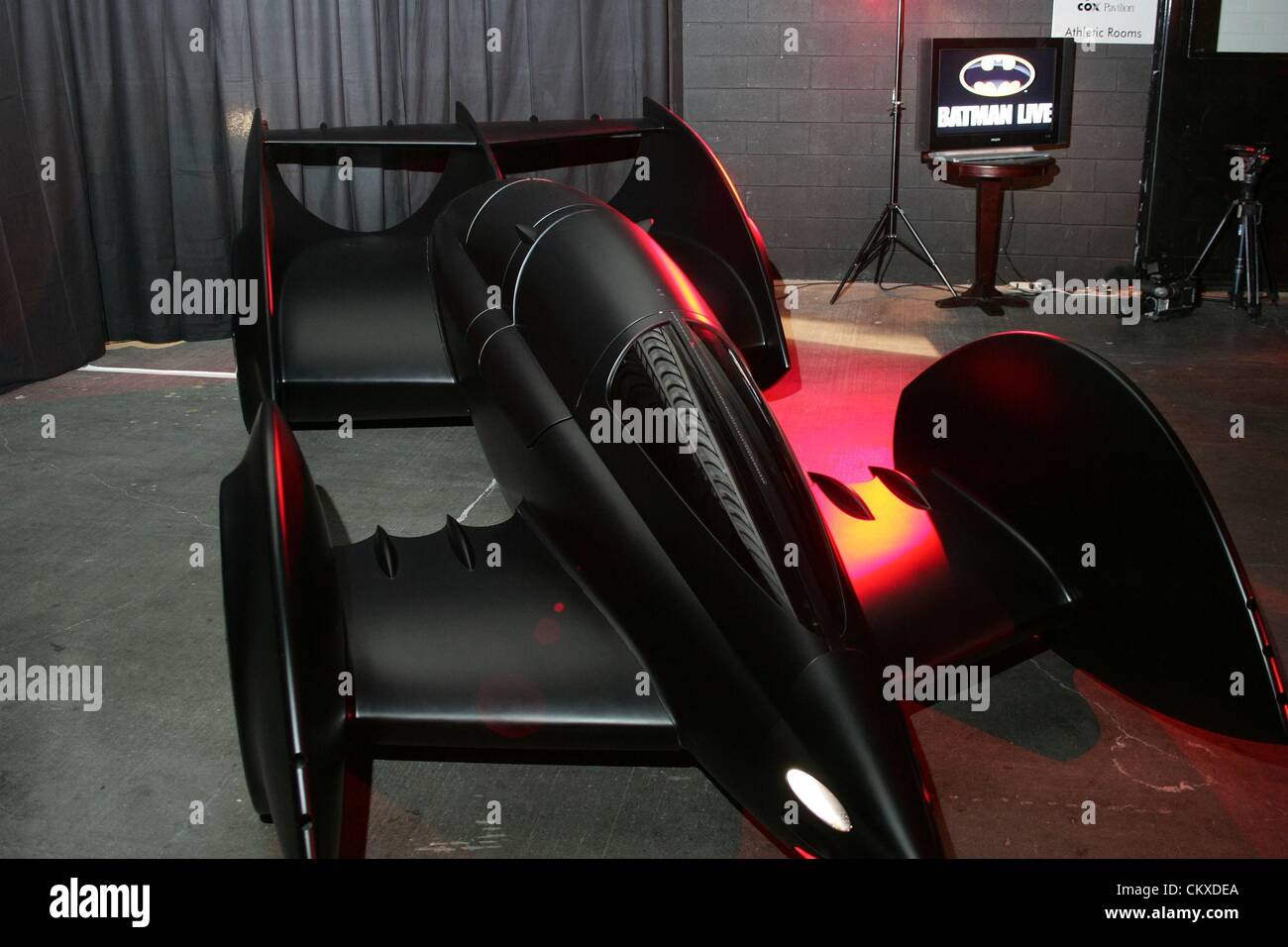 27th Aug 2012. Batmobile at arrivals for Batmobile Debuts in Las Vegas ...