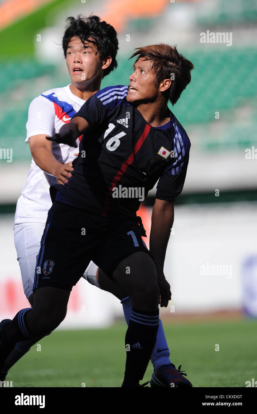 (R-L) Daiki Watari (JPN), Choi Joongi (KOR), AUGUST 19, 2012 - Football ...