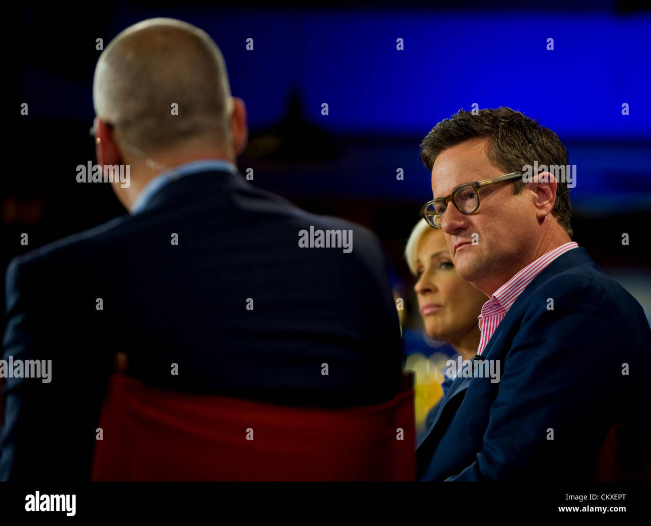Joe scarborough and mika brzezinski hi-res stock photography and images ...