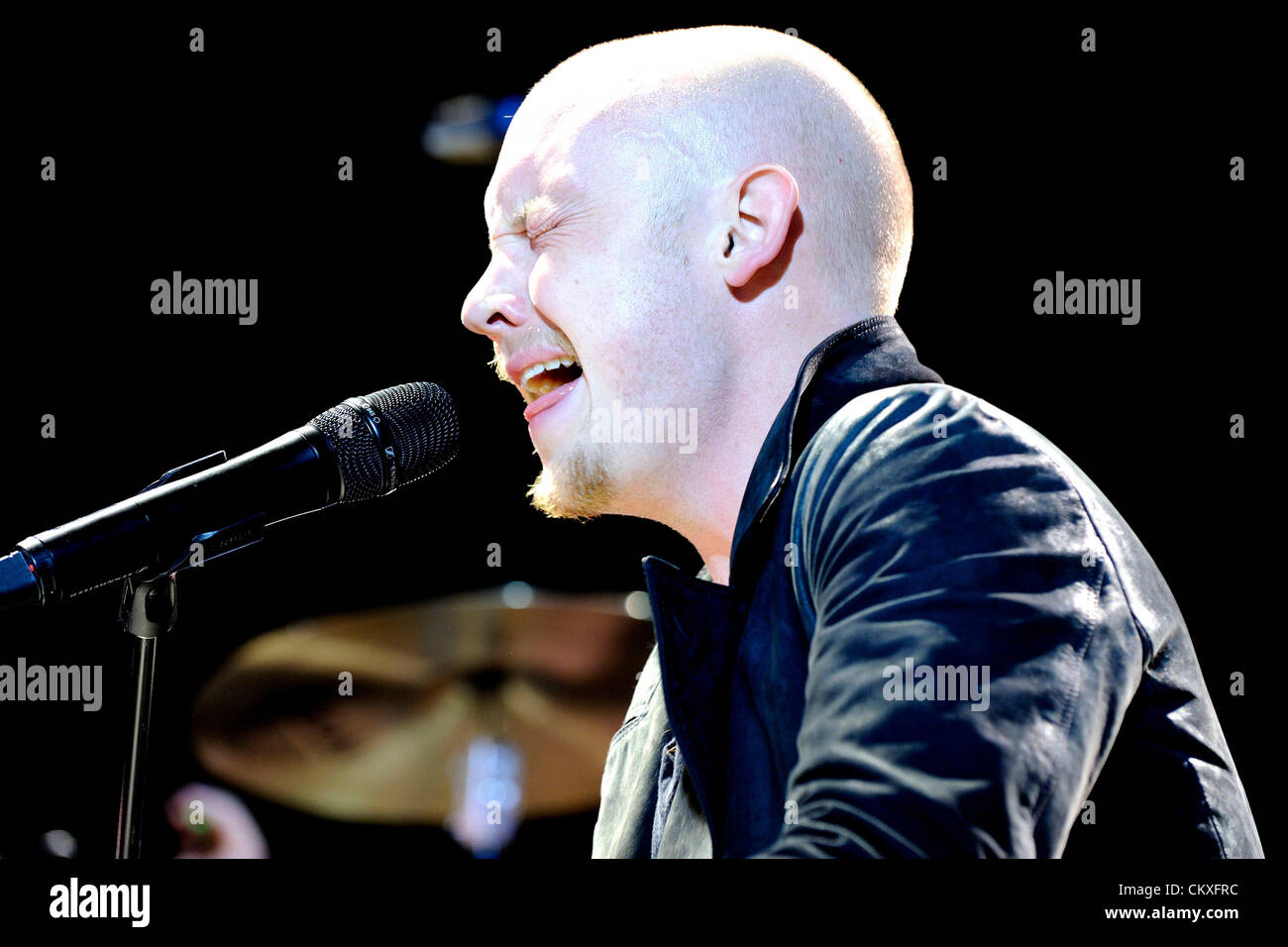 Toronto, Canada. August 28th 2012. American piano rock band THE FRAY ...