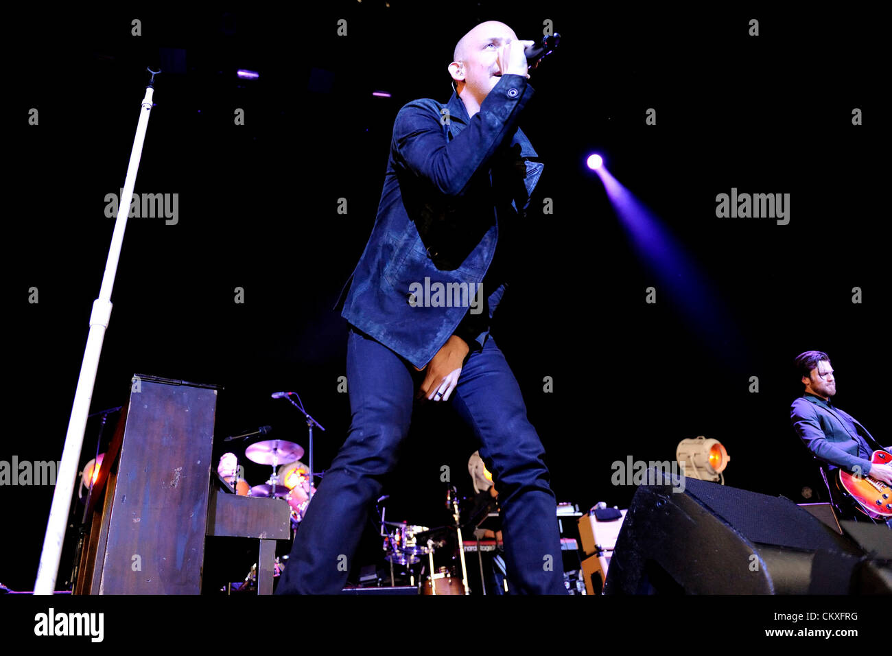 Toronto, Canada. August 28th 2012. American piano rock band THE FRAY ...