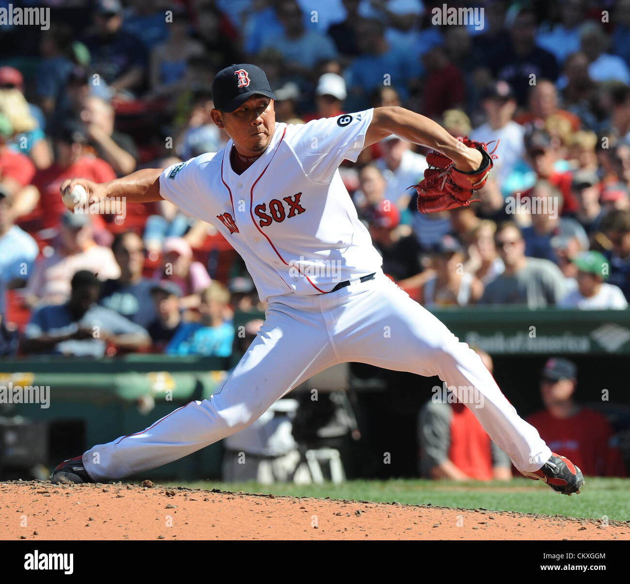 Boston, Massachusetts, United States. 27th Aug 2012. Daisuke Matsuzaka ...