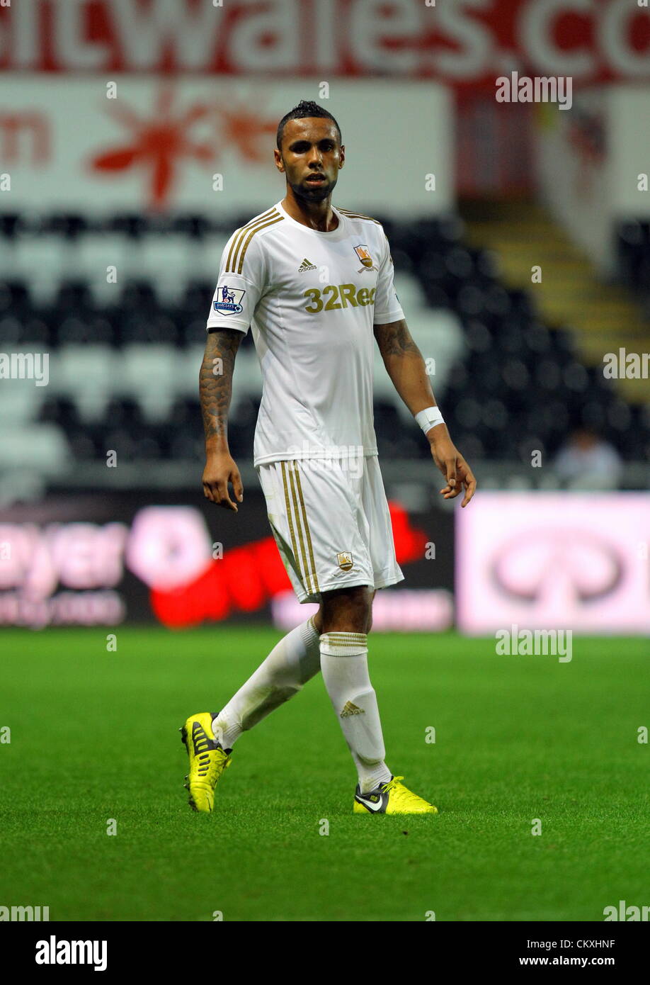 Pictured: Kyle Bartley of Swansea. Tuesday 28 August 2012 Re: Capital ...