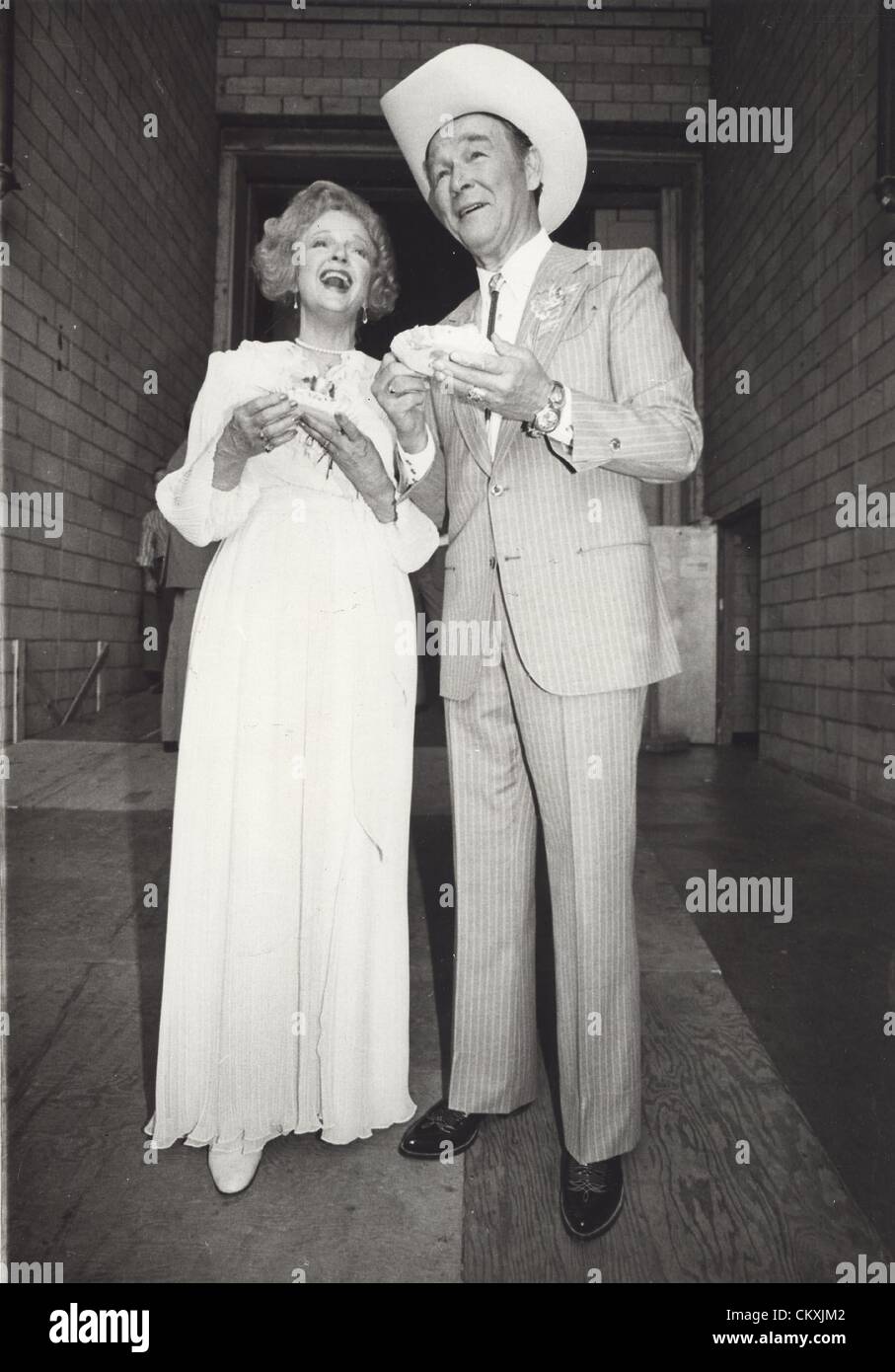 ROY ROGERS with Gail Evans.(Credit Image: Â© Victor Aleman/Globe Photos ...