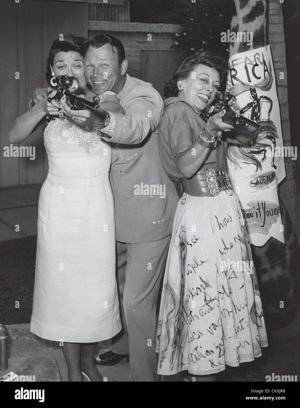ROY ROGERS with Joan Winchell and Texana.Supplied by Photos, inc ...