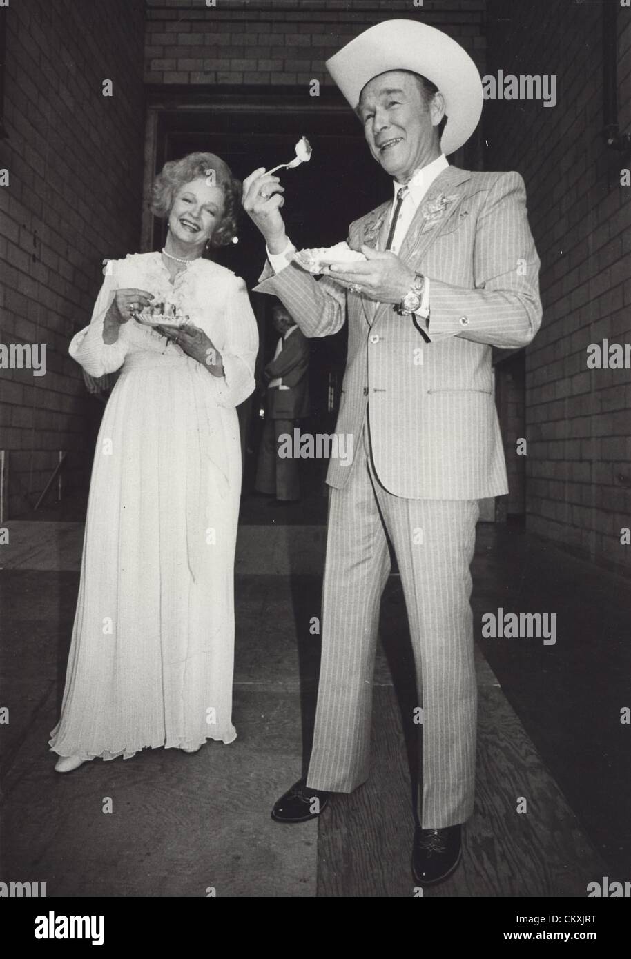 ROY ROGERS with Gail Evans.(Credit Image: Â© Victor Aleman/Globe Photos ...