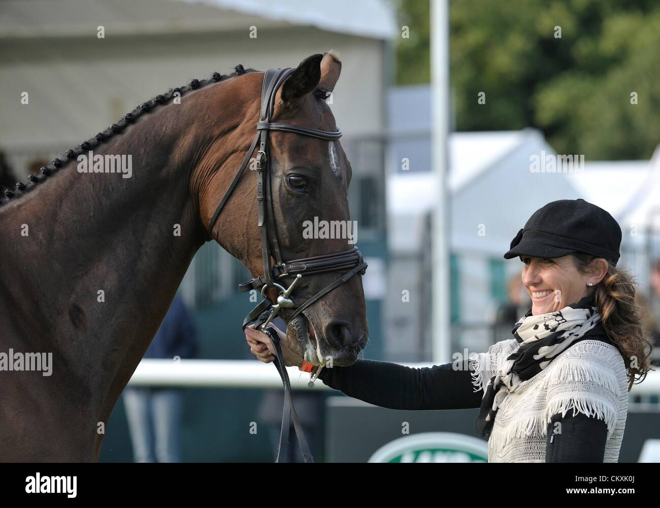 29.08.2012 Burghley House Stamford, England. Caroline Powell (NZL ...