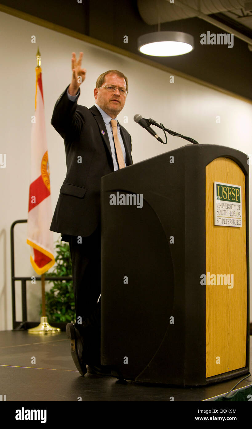 Aug. 29, 2012 - St. Petersburg , Florida, U.S. - GROVER NORQUIST ...