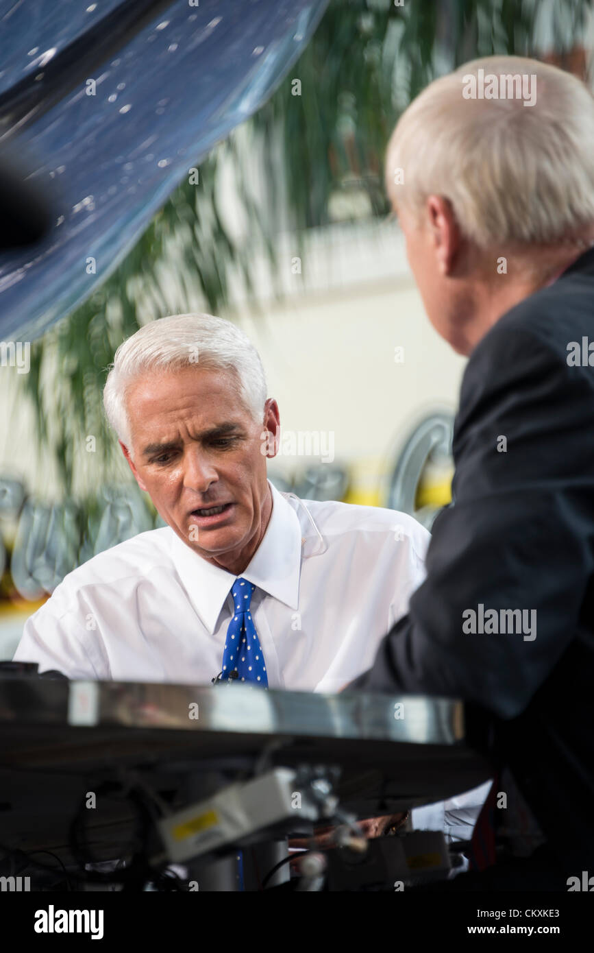 Former US Republican governor of Florida Charlie Crist runs for Florida ...