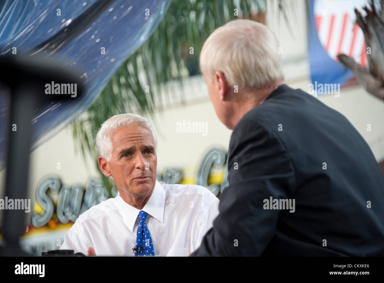 Former US Republican governor of Florida Charlie Crist runs for Florida ...