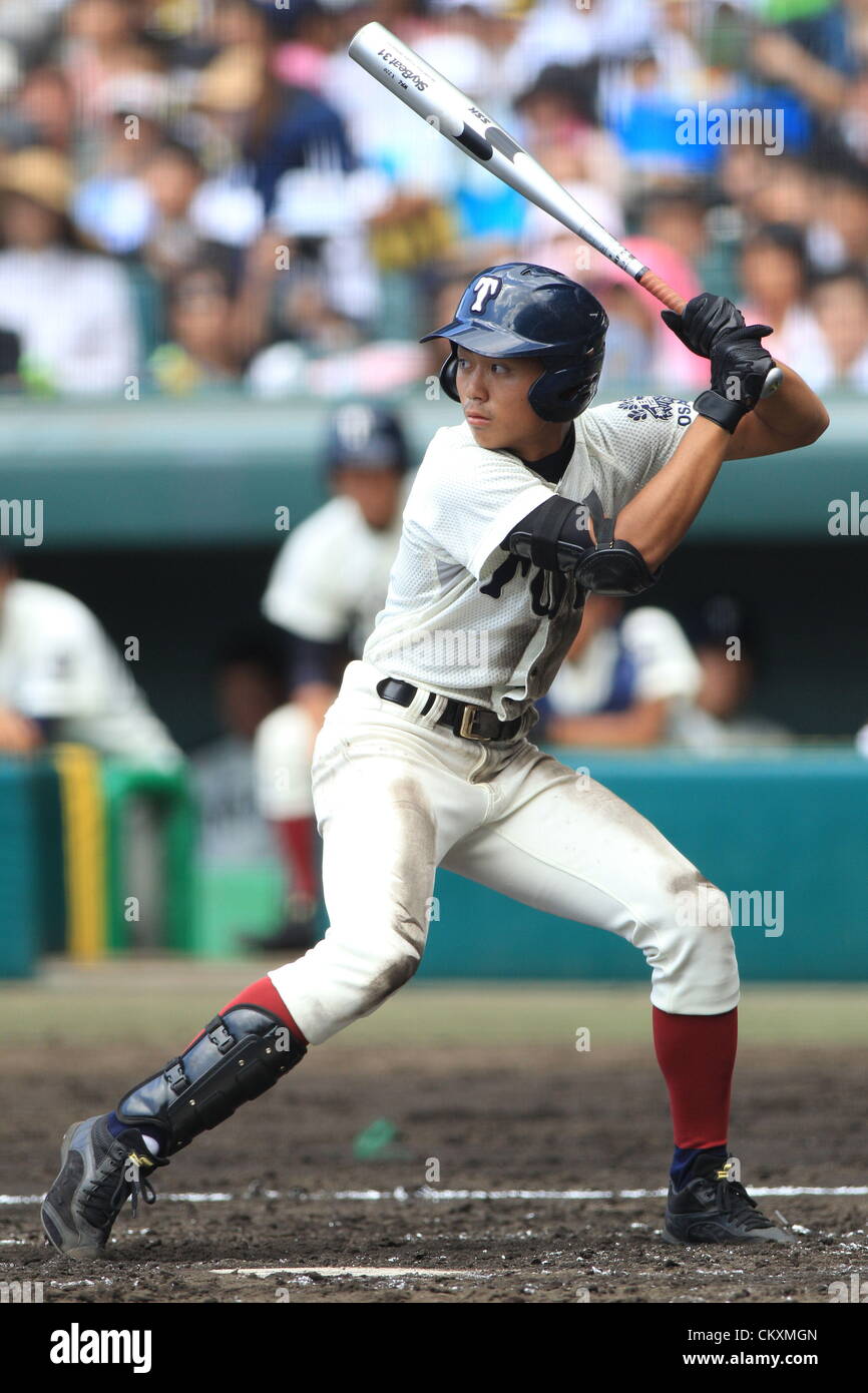 Satoshi Mega (Osaka Toin), AUGUST 23, 2012 - Baseball : 94th National ...