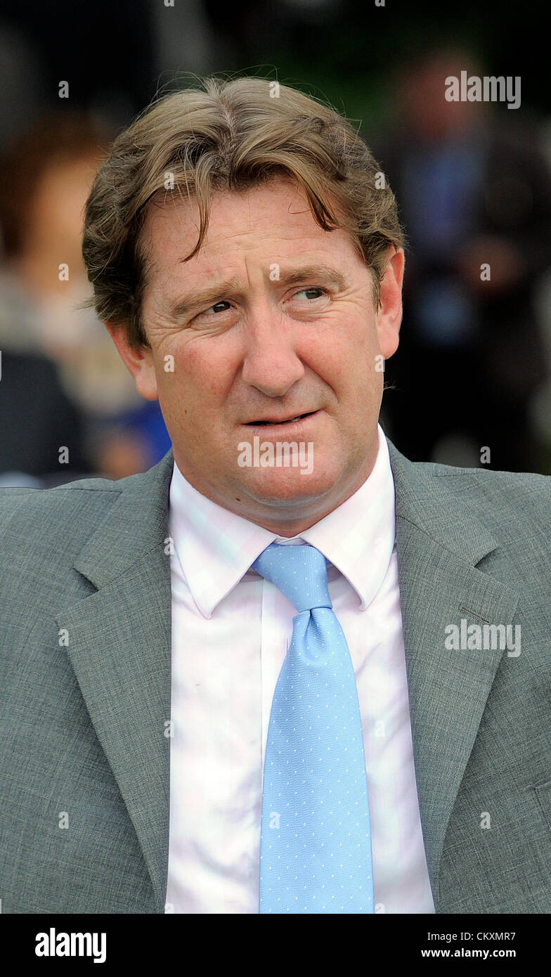 DAVID SIMCOCK TRAINER YORK RACECOURSE YORK ENGLAND 25 August 2012 Stock ...