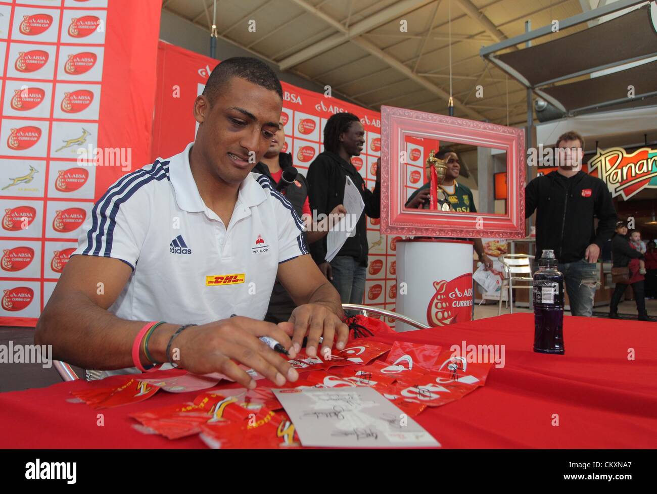 CAPE TOWN, SOUTH AFRICA - AUGUST 30, Marcel Brache during the Absa ...