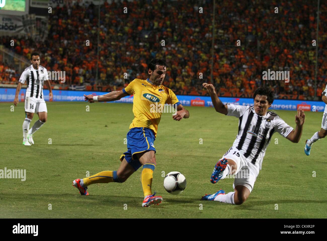 CYPRUS,Nicosia: first leg of the UEFA Europa League playoff football ...