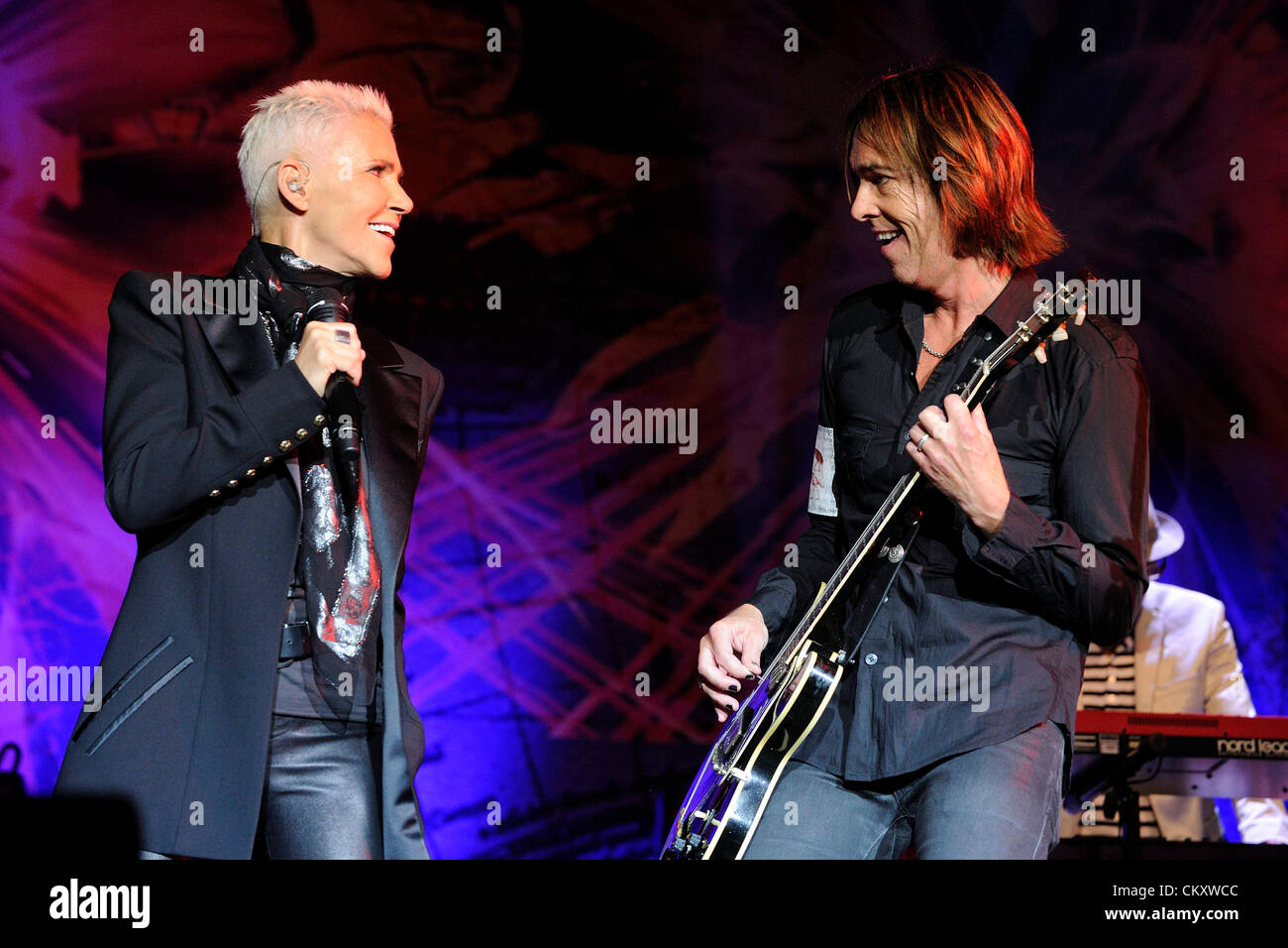 August 30, 2012 - Toronto, Canada - Swedish pop rock duo ROXETTE ...