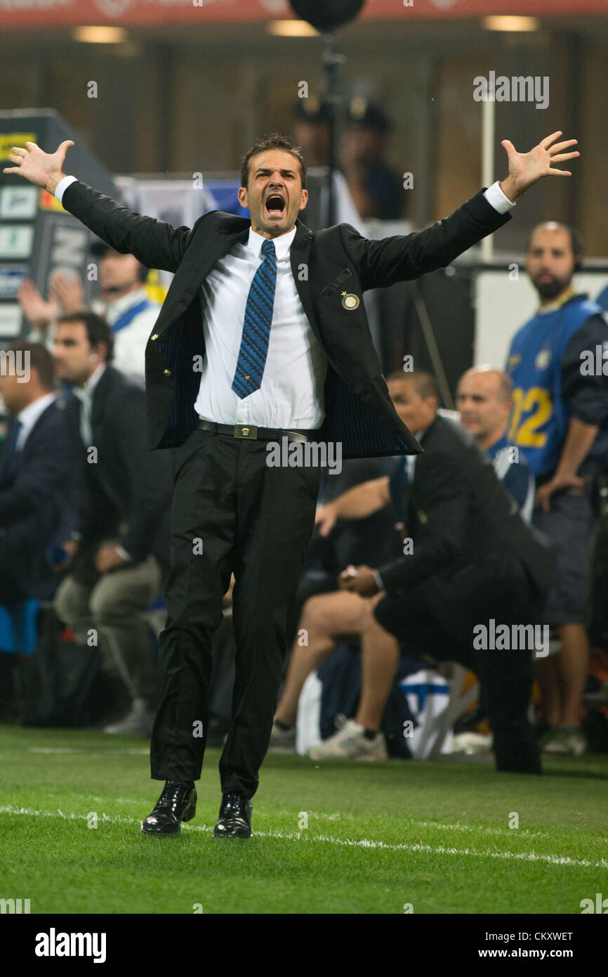 Milan, Italy. 30th Aug 2012. Andrea Stramaccioni (Inter), AUGUST 30 ...