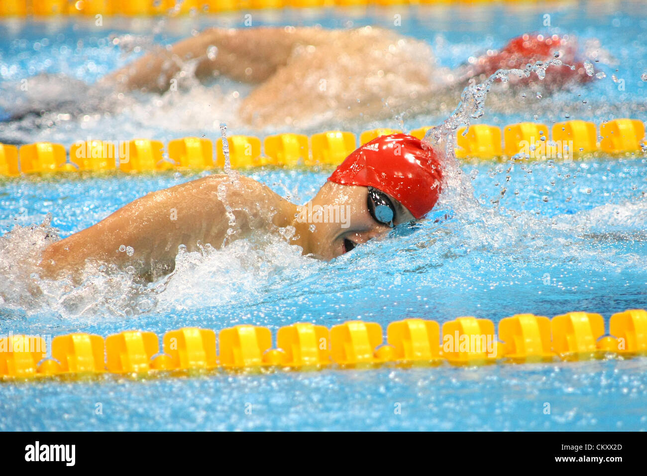 Mens 400m freestyle s8 heat 2 paralympics swimming hi-res stock ...