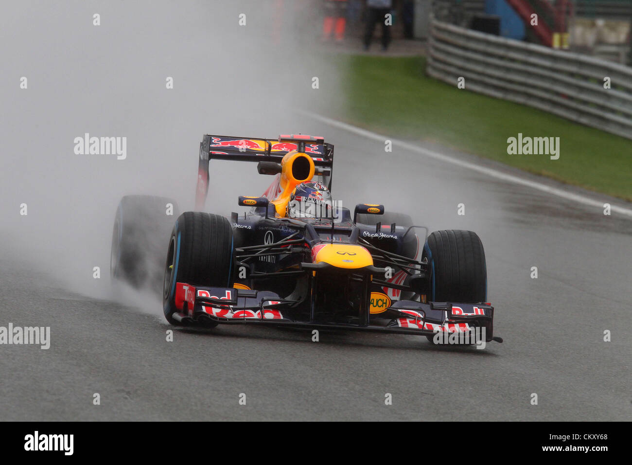 Sebastian vettel red bull racing hi-res stock photography and images ...