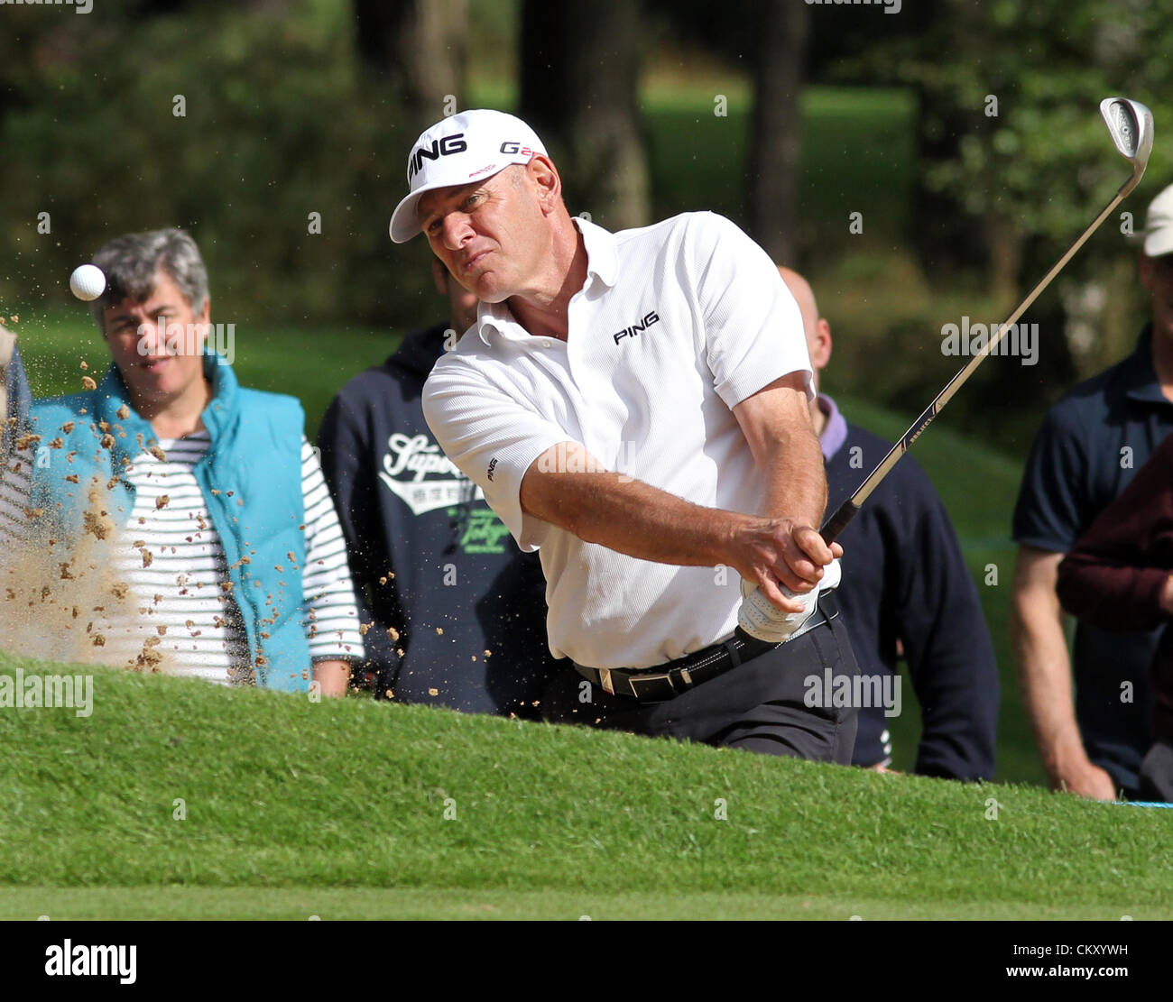 31.08.2012. Wobrun Abbey Golf Course, Bedfordshire, England. Peter ...