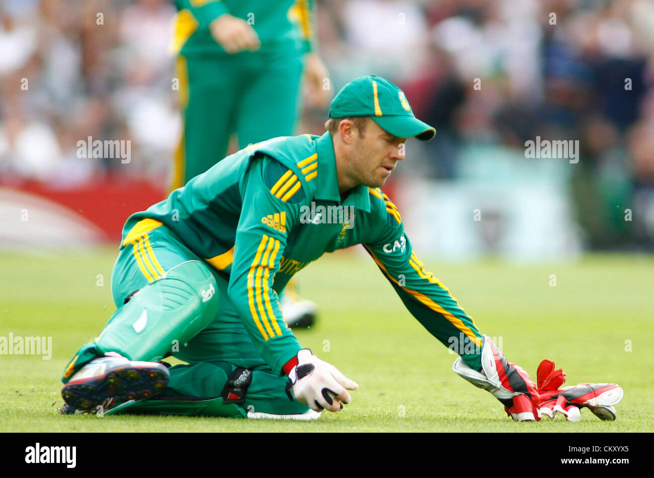 31/08/2012 London, England. South Africa's Captain Abraham Benjamin de ...