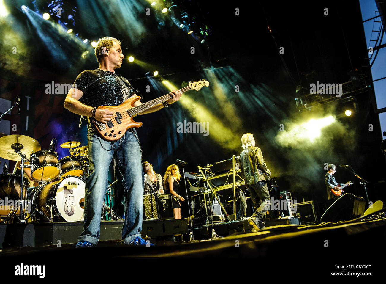 Aug. 30, 2012 - Toronto, Ontario, Canada - Vocalist ALAN FREW, bassist ...