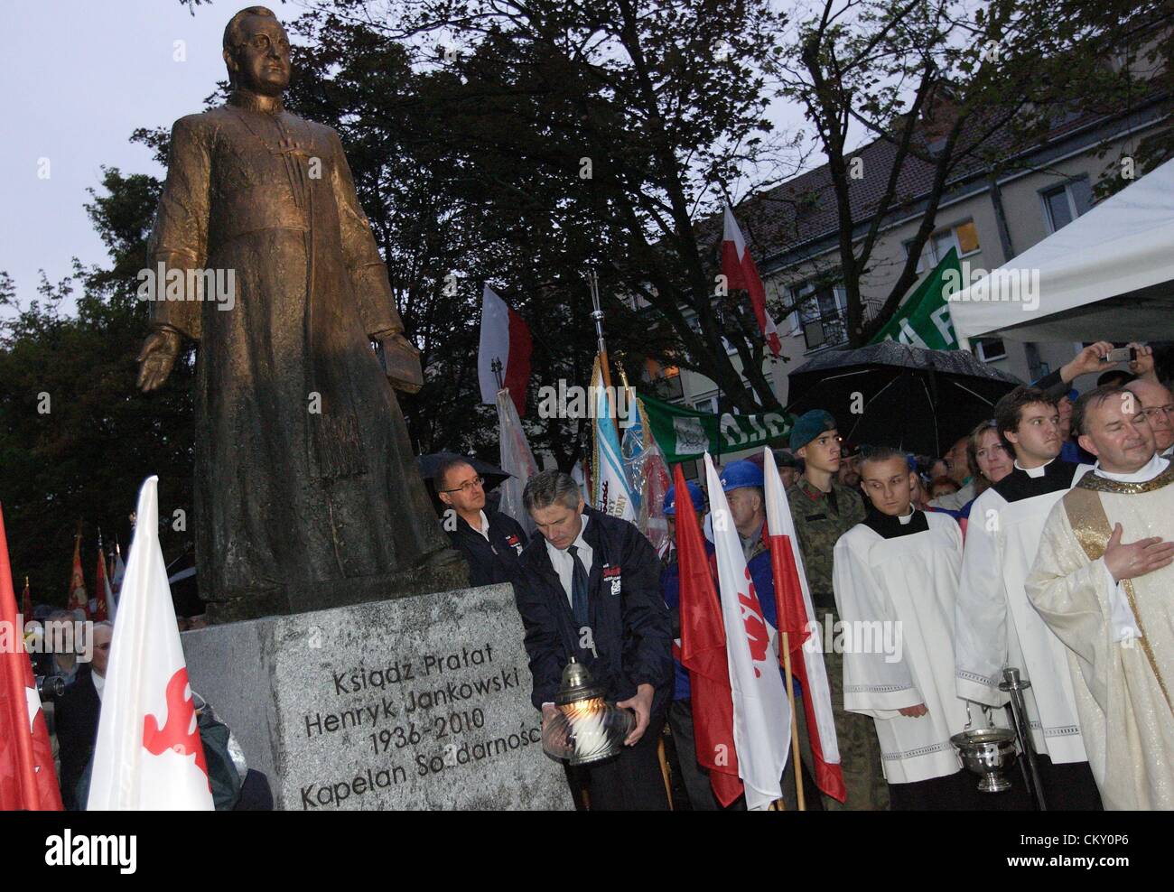 Statue of henryk jankowski hi-res stock photography and images - Alamy