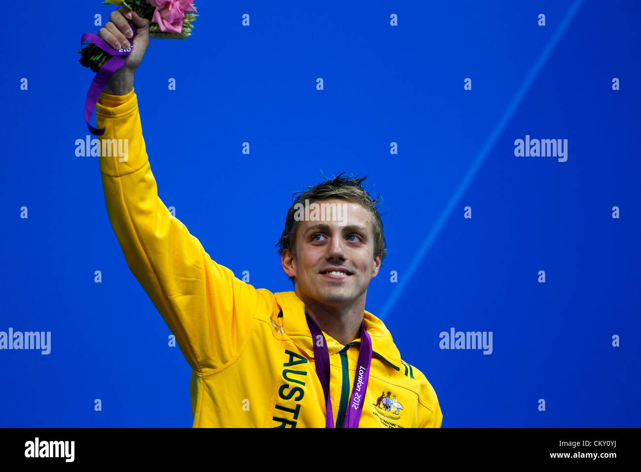 31.08.2012 London, England. Matthew COWDREY (AUS), gold medallist for ...