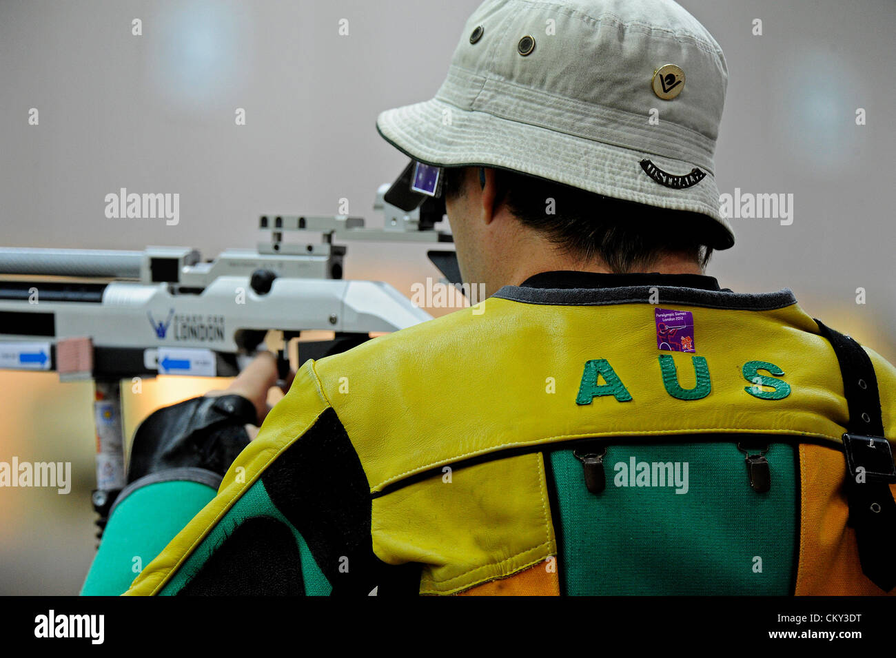01.09.2012 London, England. Luke Cain of Australia in action during Day ...