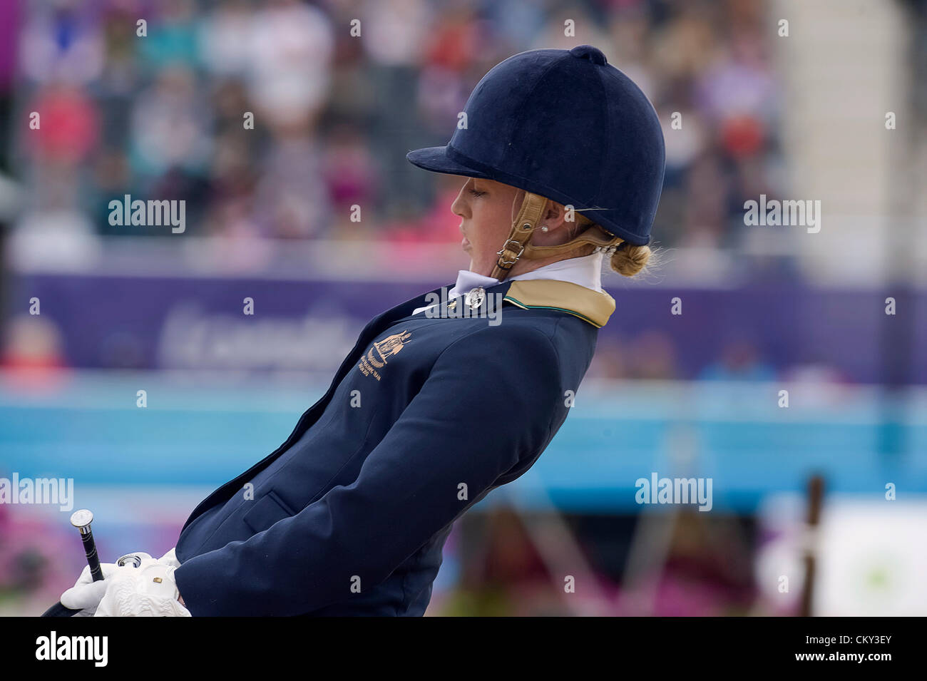 01.09.2012 London, England Grace Bowman of Australia and Kirby Park Joy ...