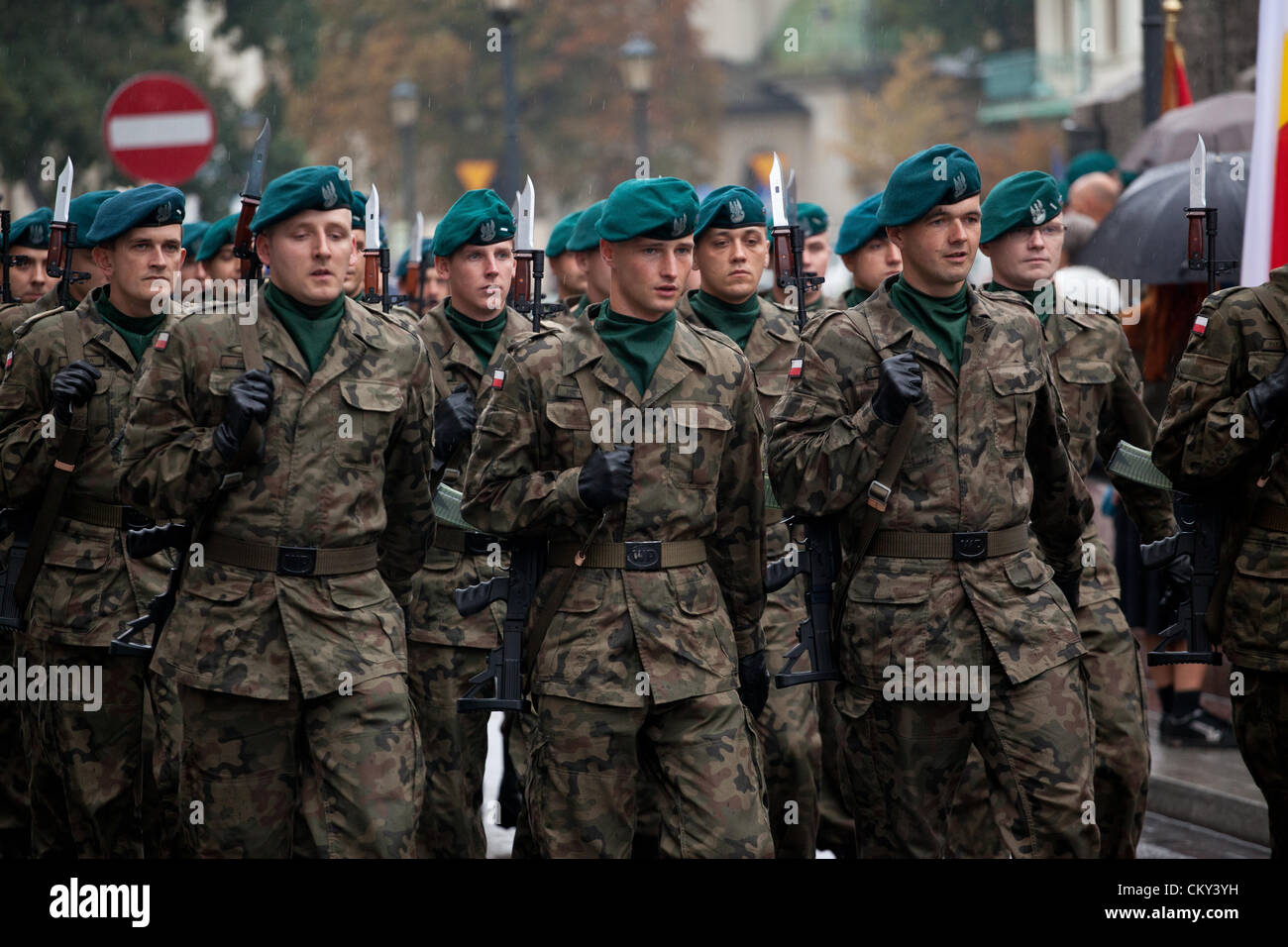 September 01, 2012. Cracow, Poland - 73rd anniversary of the beginning ...