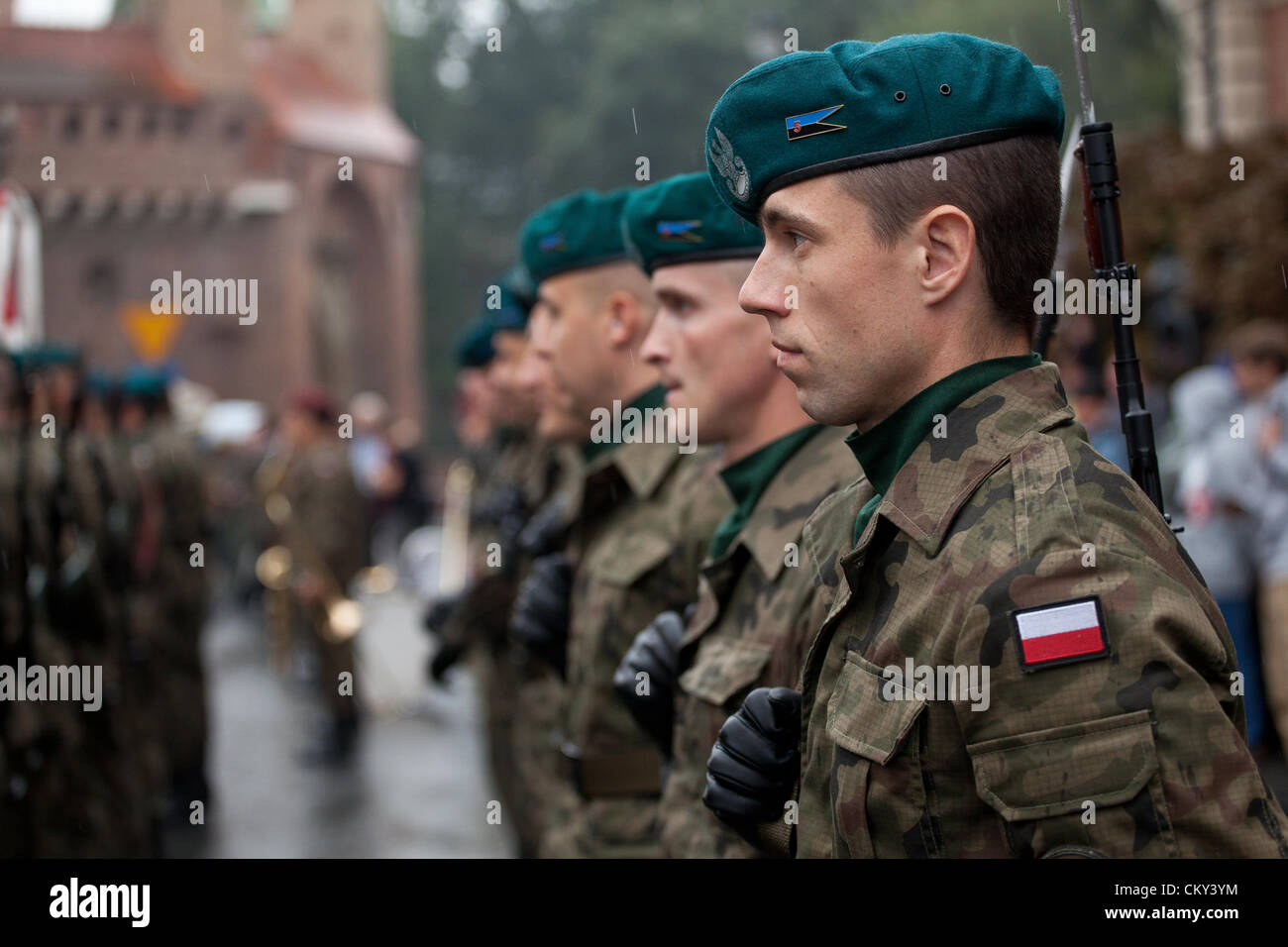 September 01, 2012. Cracow, Poland - 73rd anniversary of the beginning ...