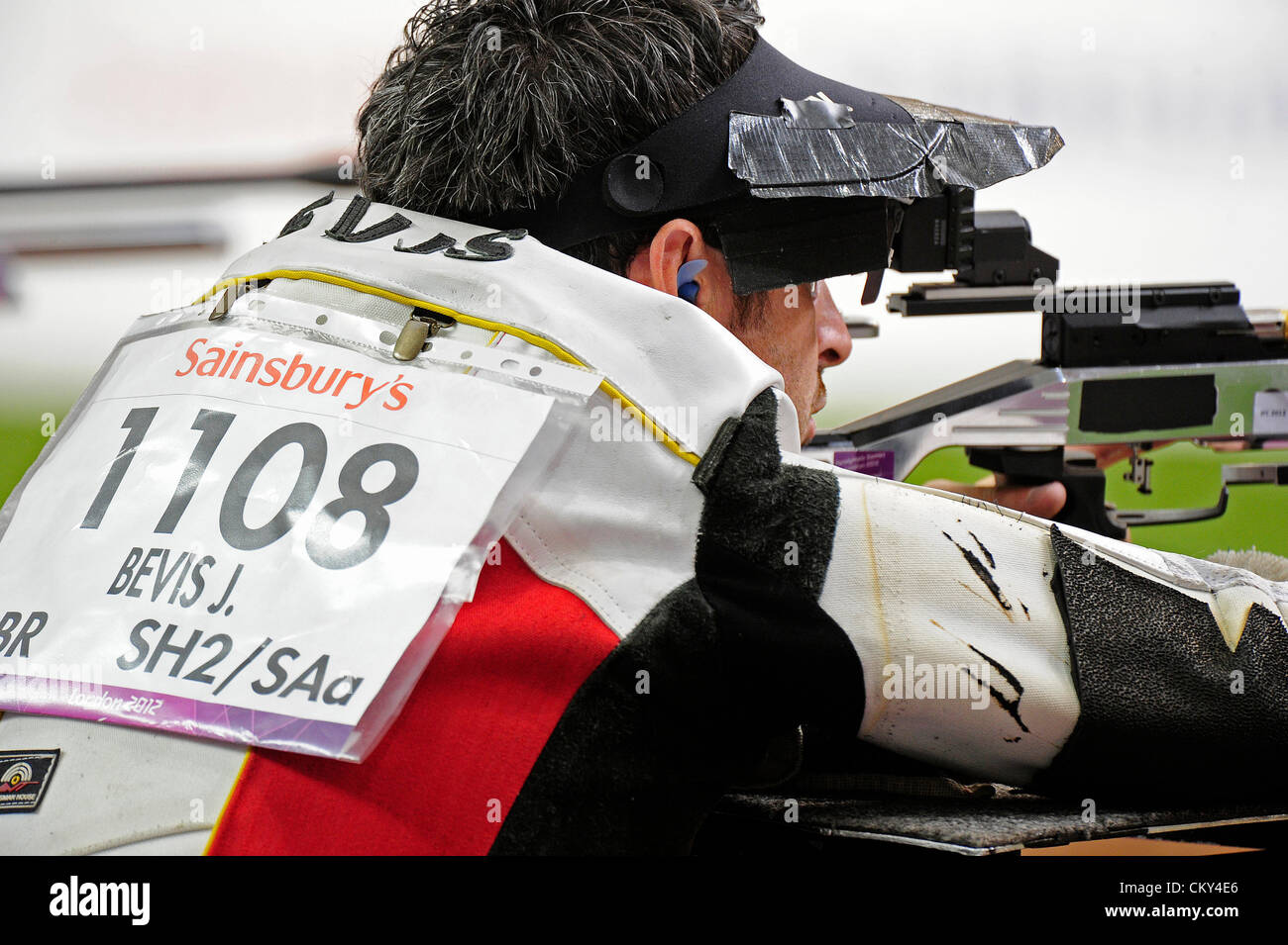 01.09.2012 London, England. James Bevis of Great Britain in action ...