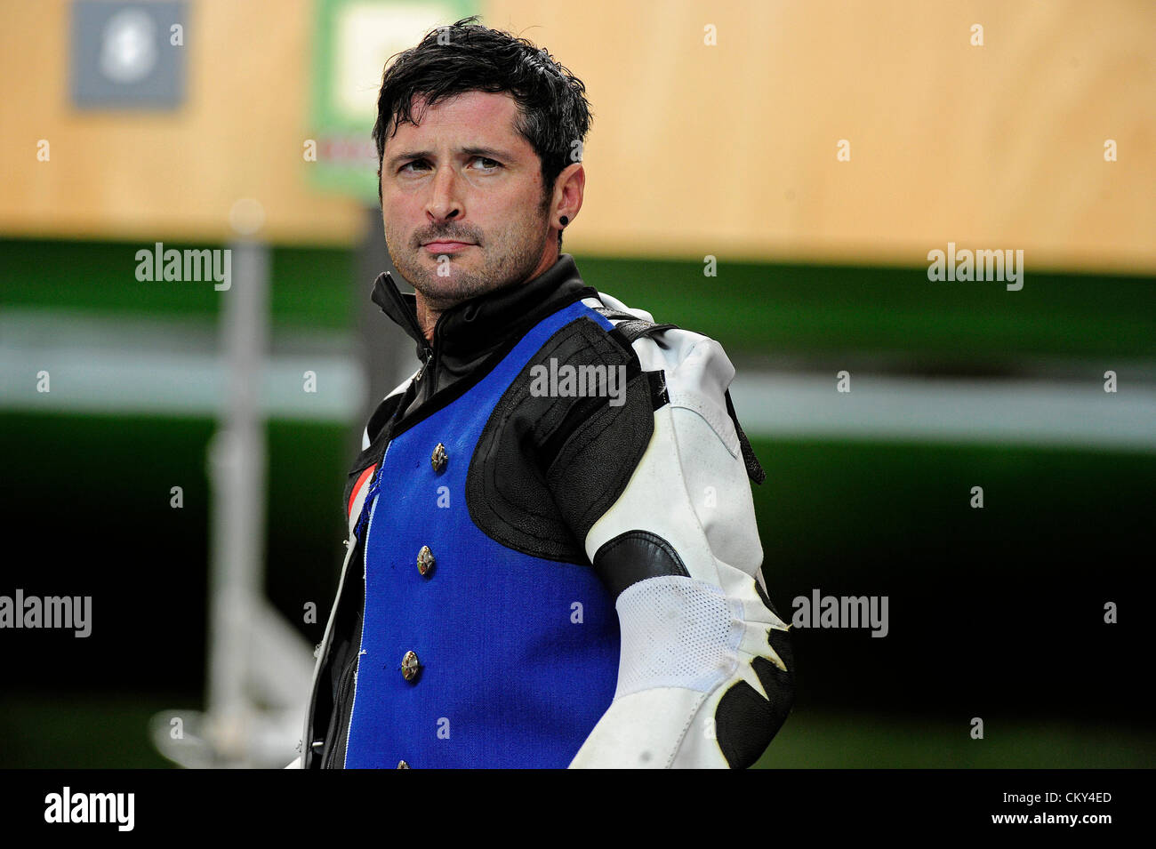 01.09.2012 London, England. James Bevis of Great Britain in action ...