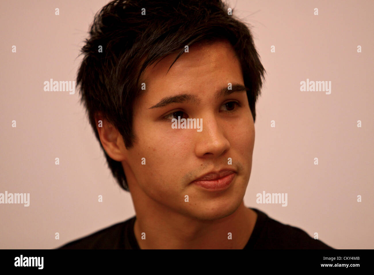 BOLOGNA, ITALY - SEP 01: Kyle Dayton [Twilight parody Actor] portrait ...