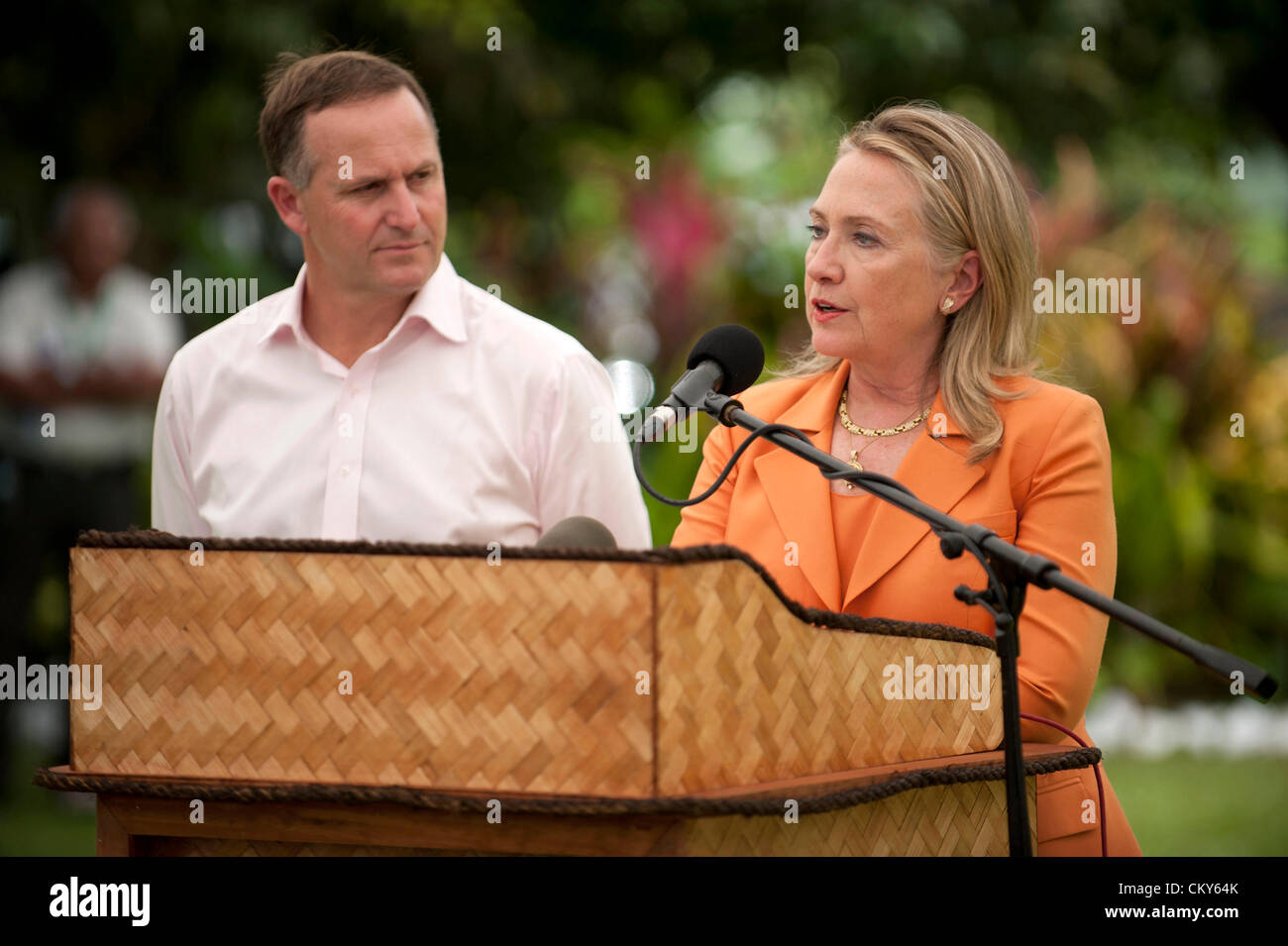 US Secretary of State Hillary Rodham Clinton and Prime Minister John ...