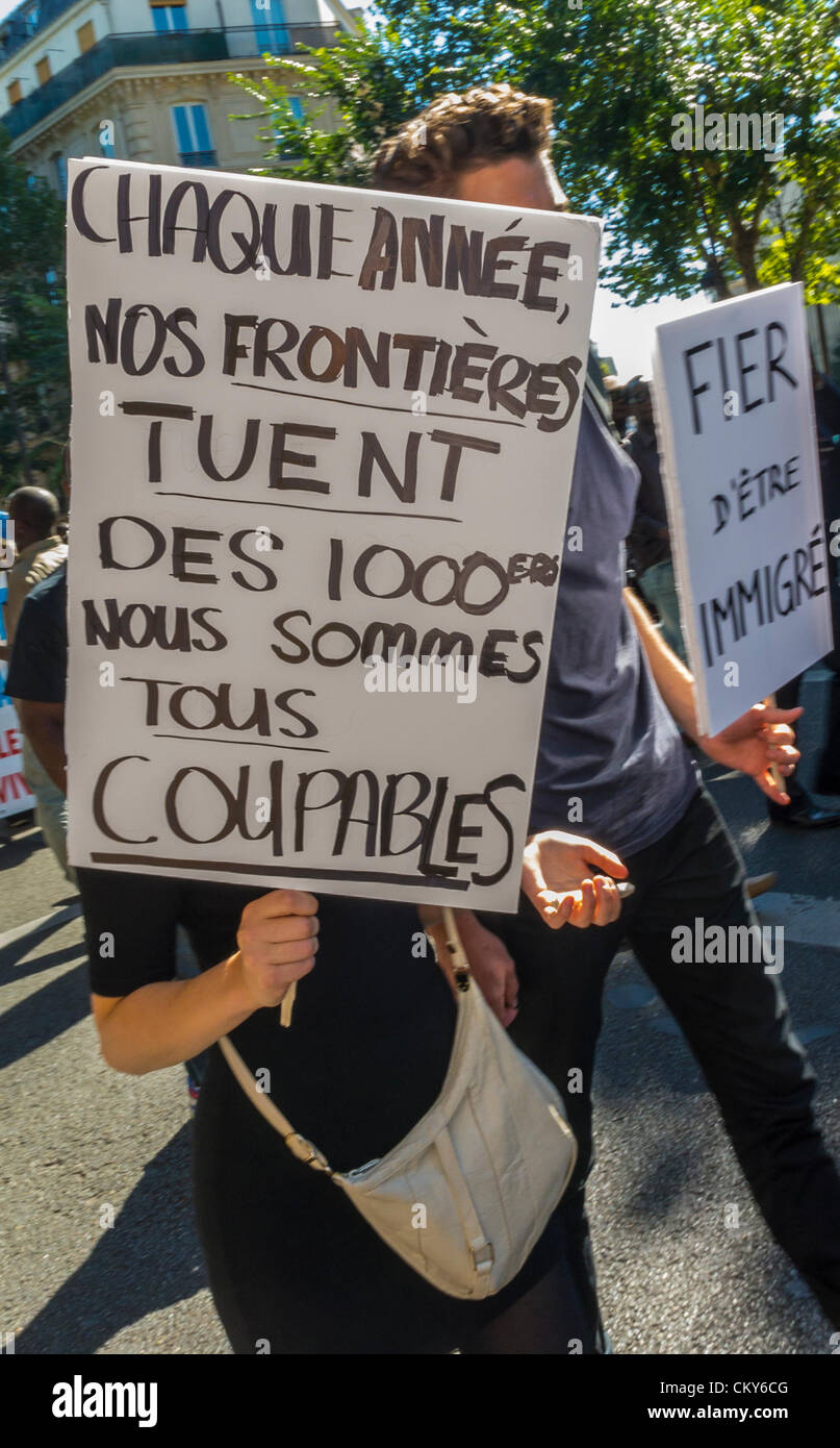 Paris, France, Immigrants Without Documents , "Sans Papiers", Protests ...