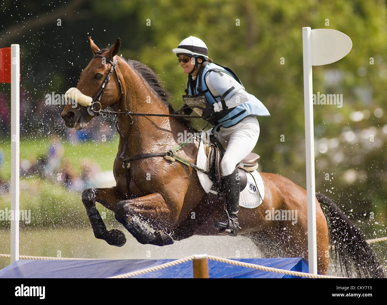 01.09.2012. Burghley House Stamford, England. Lucy Jackson (NZL) riding ...