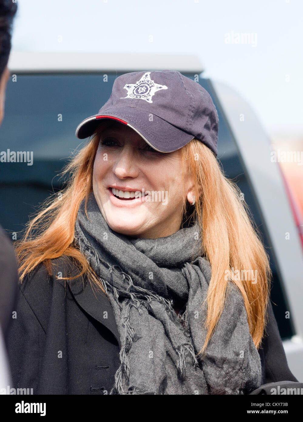 09.01.2012, Gijón, Spain. Jessica Springsteen with her mother Patti ...