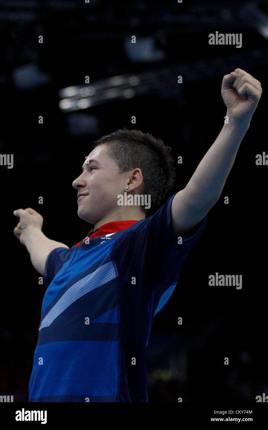 01.09.2012 London, England. Ross WILSON (GBR) celebrates after his ...