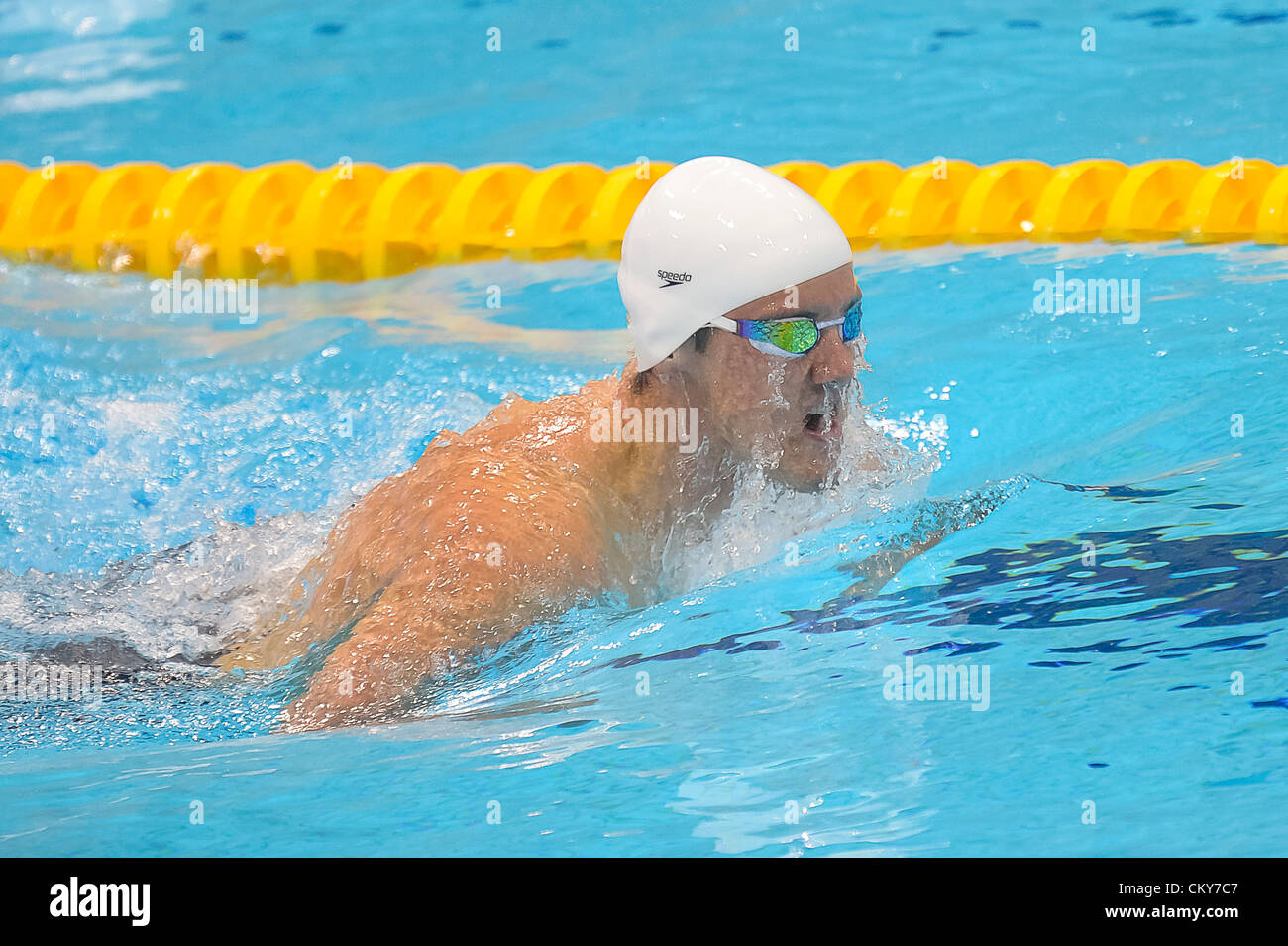01.09.2012 London, England Blake Cochrane of Australia in action during ...