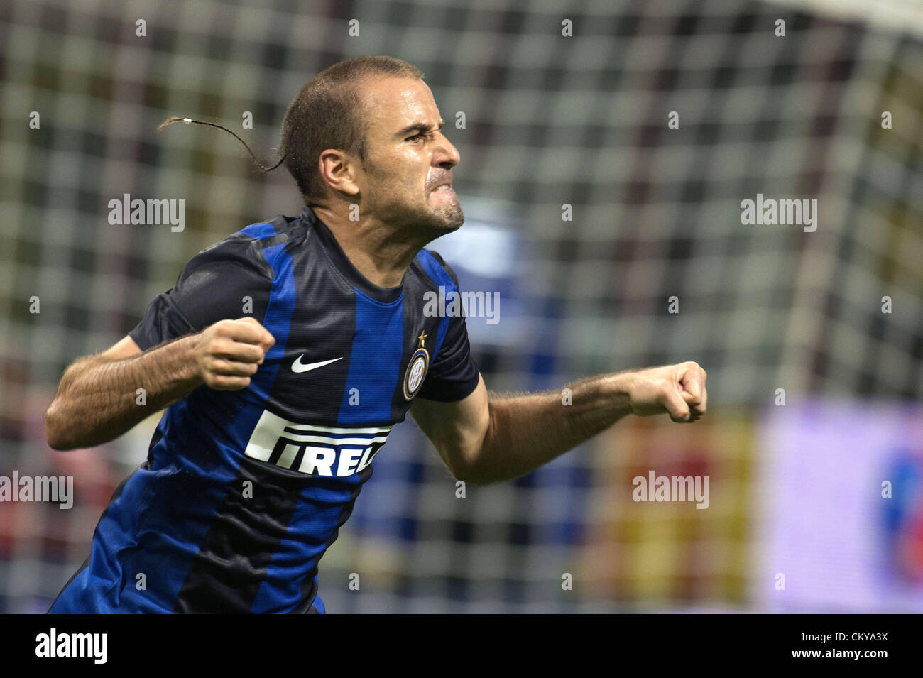 Rodrigo Palacio (Inter), AUGUST 30, 2012 - Football / Soccer : Rodrigo ...