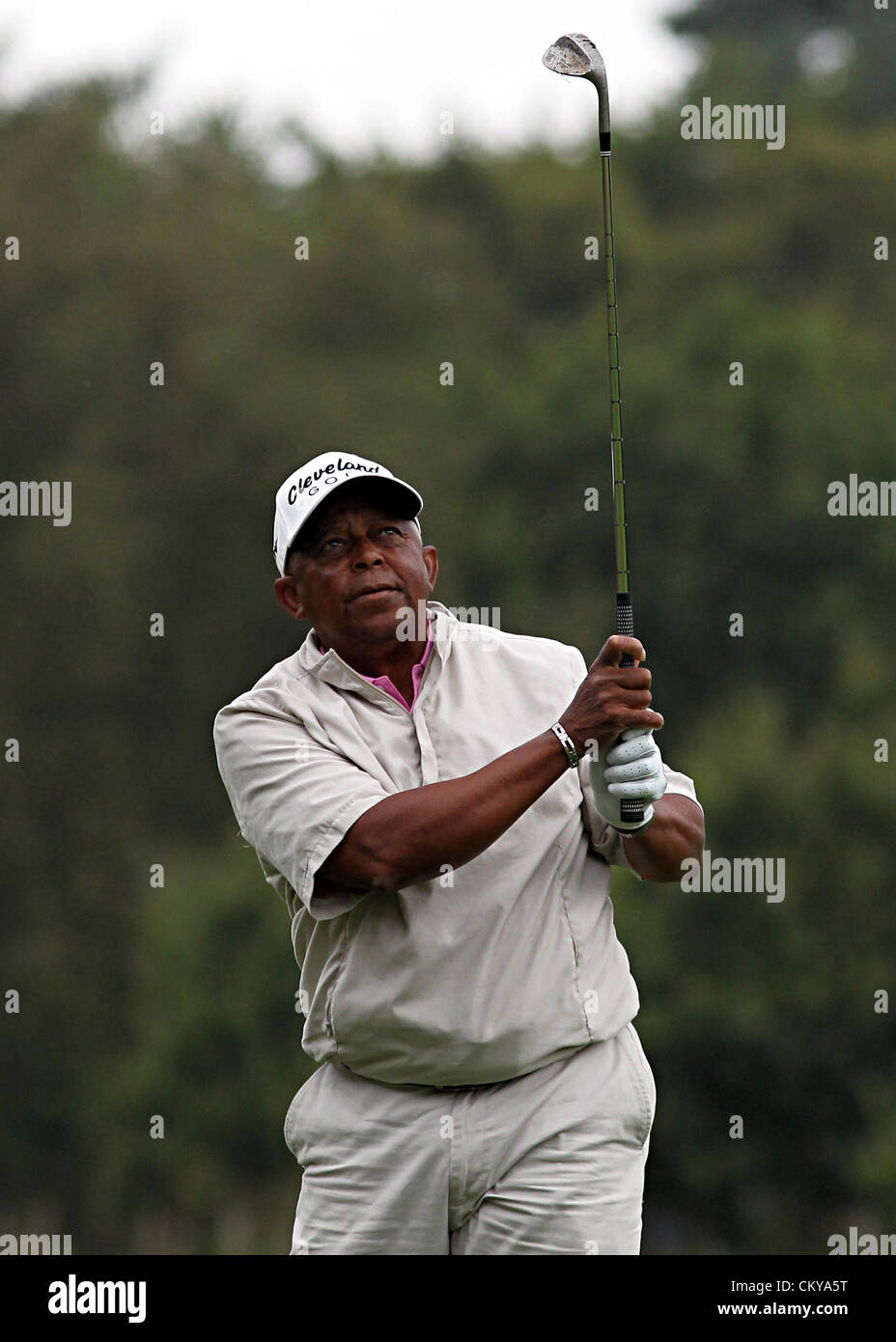 02.09.2012. Woburn, Bedfordshire , England. Jerry Bruner (USA) in ...