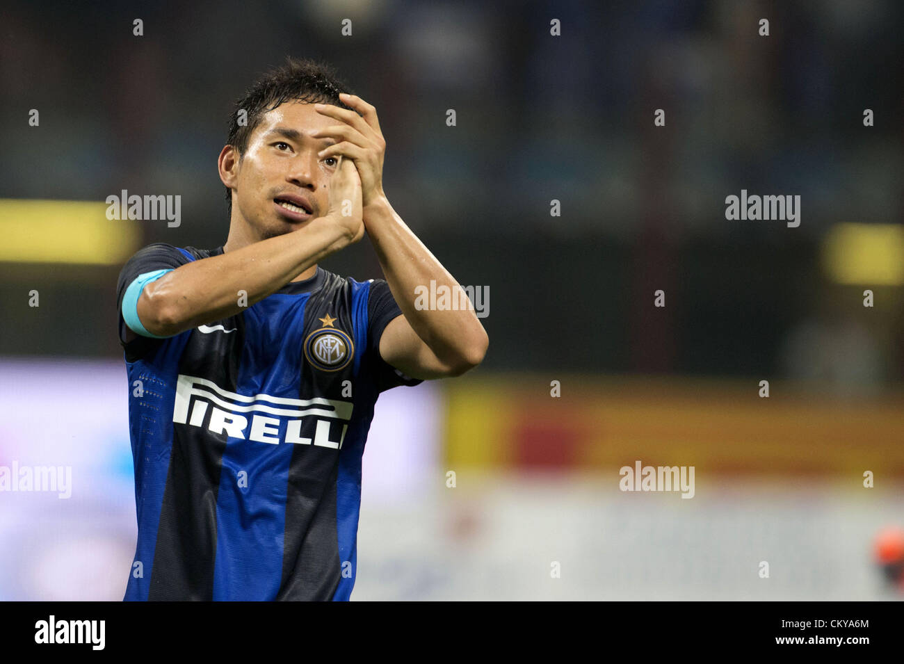 Yuto Nagatomo (Inter), AUGUST 30, 2012 - Football / Soccer : Yuto ...