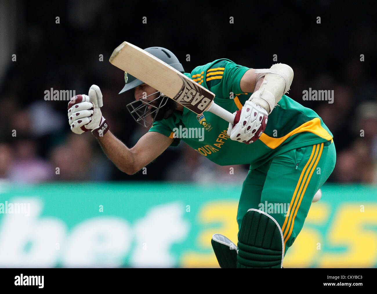 02.09.2012. Lords Cricket Ground London England Hashim Amla in batting ...