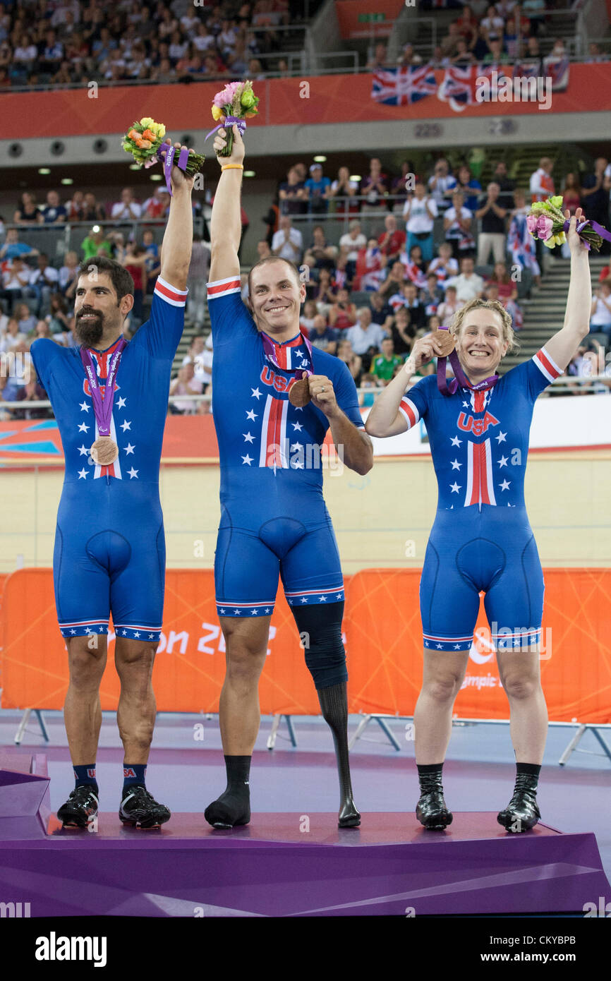 02.09.2012 London, England. Joseph BERENYI, Sam KAVANAGH and Jennifer ...
